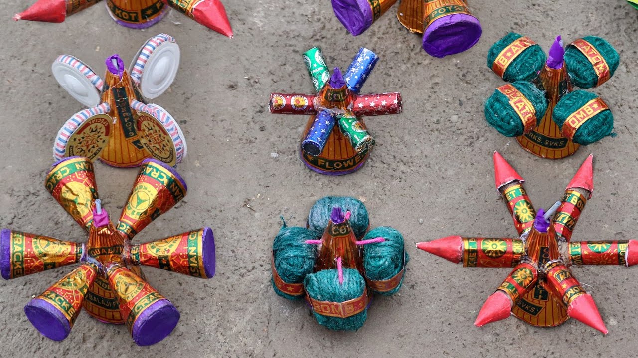 Cracker Testing | Anar Combos Experiment | Crackers Testing | Fireworks ...