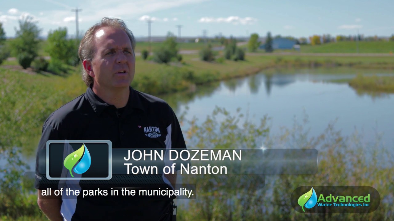 Town of Nanton Pond Treatment (Advanced Water Technologies) - YouTube