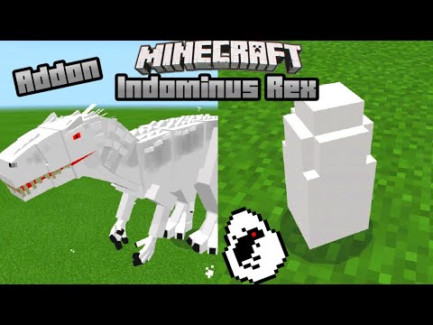 Indominus Rex Addon For MCPE! | Beta V0.6 (1.14/1.16+) - YouTube