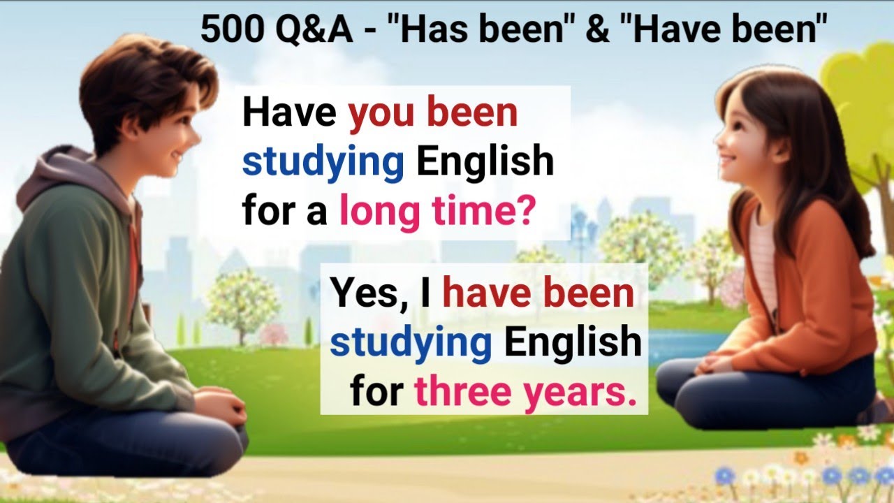 English Speaking Practice | Present Perfect Progressive Tense | English ...