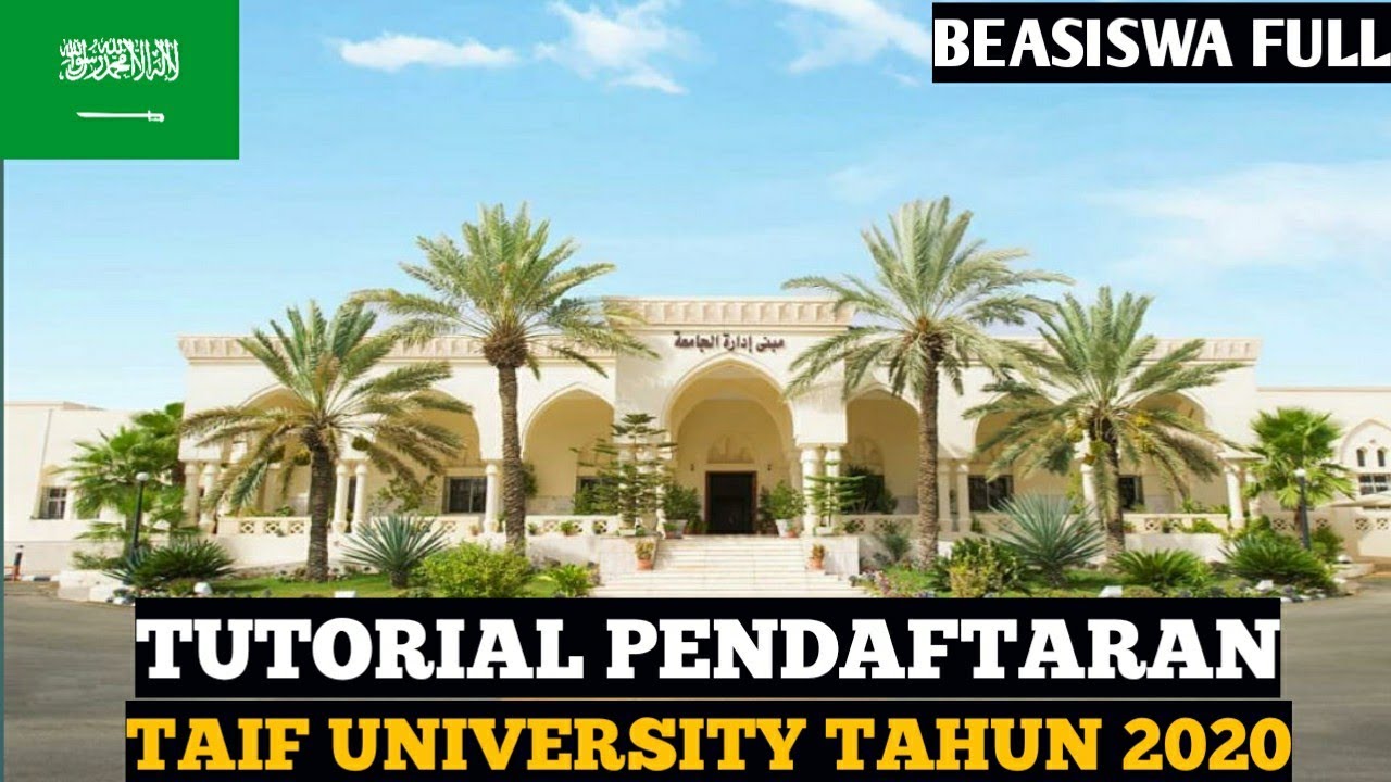 CARA DAFTAR DI TAIF UNIVERSITY TAHUN 2020 - YouTube
