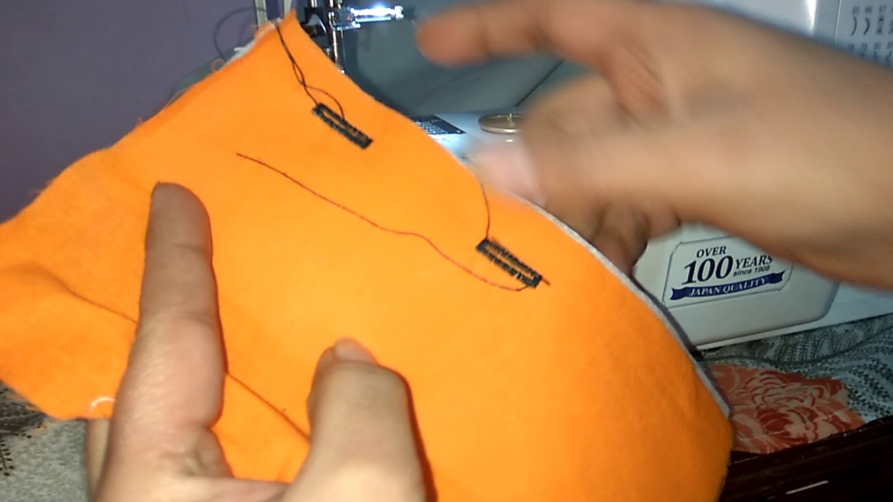 Brother FS101-How to use one step button hole foot/sew a button hole ...