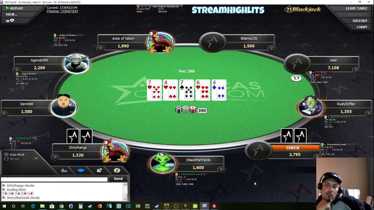 Poker Night | America's Cardroom | $10 Freeroll | StreamHighLITS - YouTube