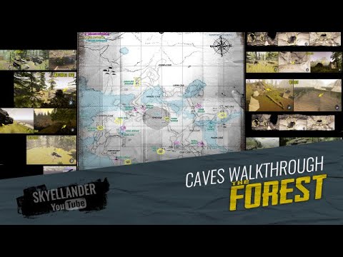 The Forest My Overlay Map + Caves Locations - YouTube