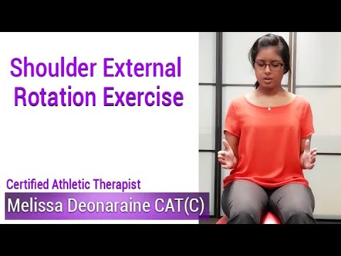 Shoulder External Rotation - YouTube