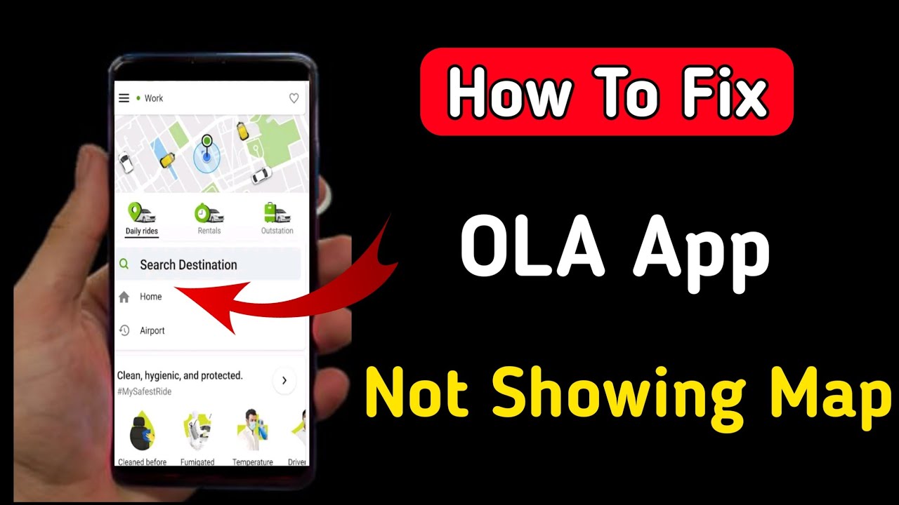 ola app not showing map | ola map not working | ola map kaam nahi kar ...