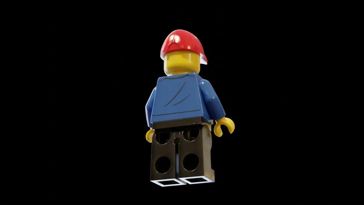 Blender custom Lego shader showcase - YouTube