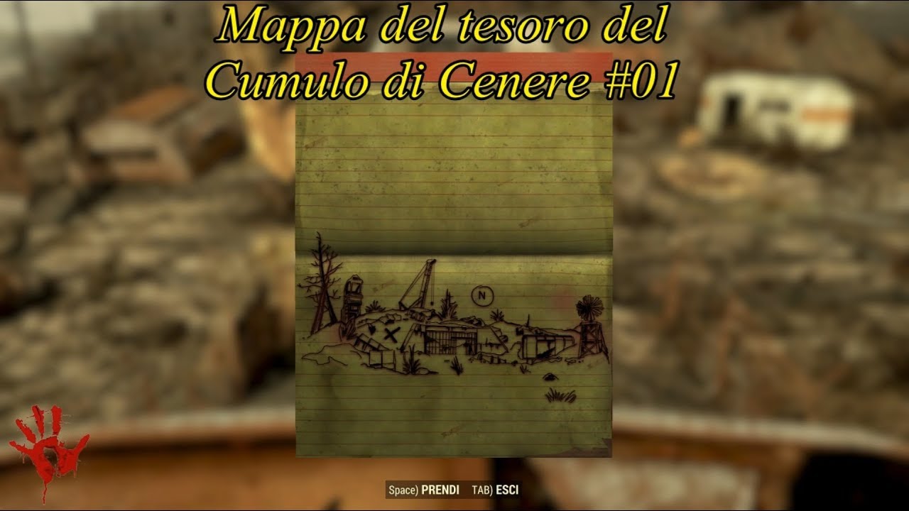 Fallout 76 - Mappa del tesoro del Cumulo di Cenere #01 | Ash Heap ...
