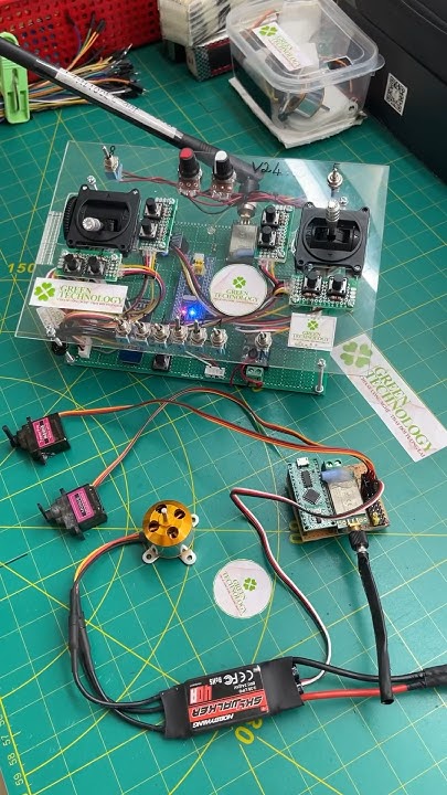 RC Tx-Rx Diy | Test #rc #rf #stm #arduino #airboat #greentechnology # ...