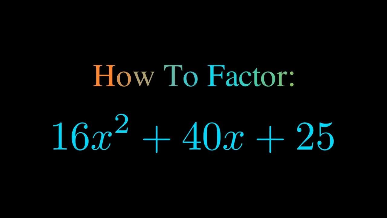 Factor 16x 2 40x 25 YouTube factor-16x-2-40x-25-youtube