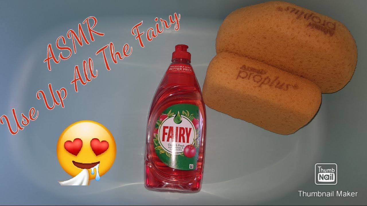 ASMR🧼Every Sudy Drop Of Fairy🧼Asmr sponge squeezing Grout sponges🧼 ...