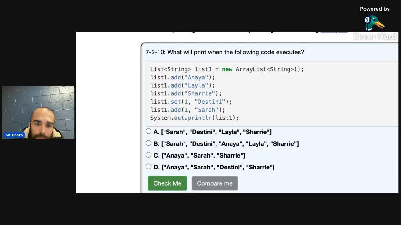 7.1 (part 2), 7.2 (part 1) | CSAwesome APCSA Java - YouTube