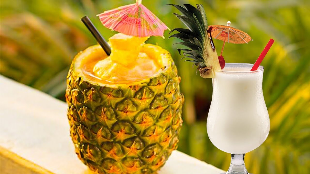 Piña colada, men kijan pou preparel - YouTube