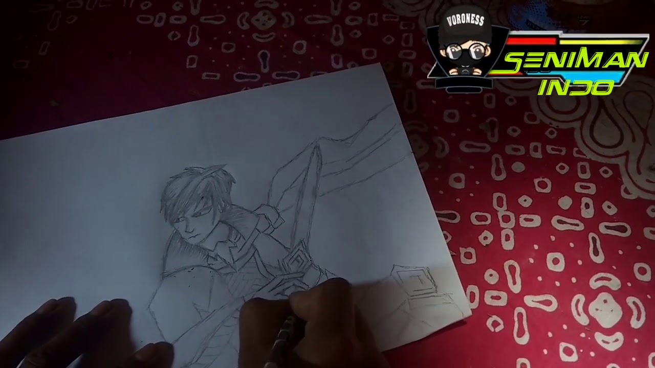 Drawing a figure mobile legend gusion(menggambar tokoh mobile legend ...