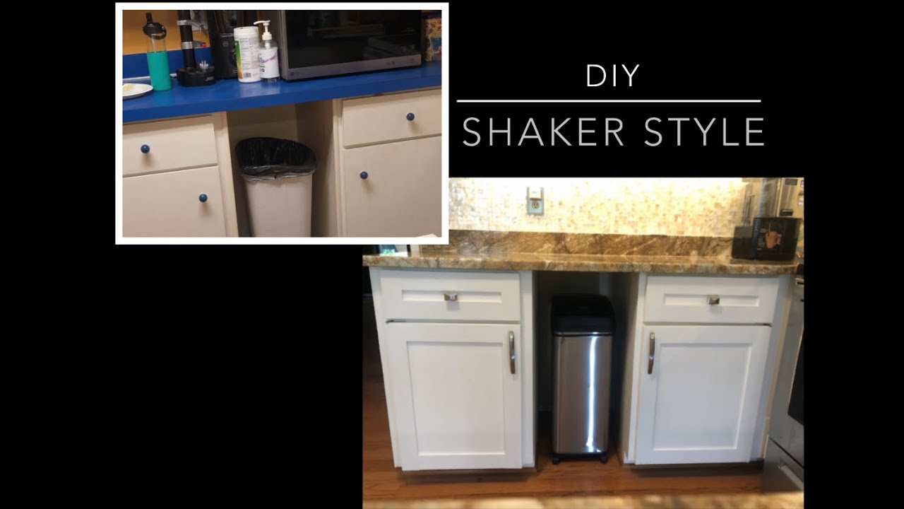 DIY Shaker Style Kitchen Cabinet Doors - YouTube