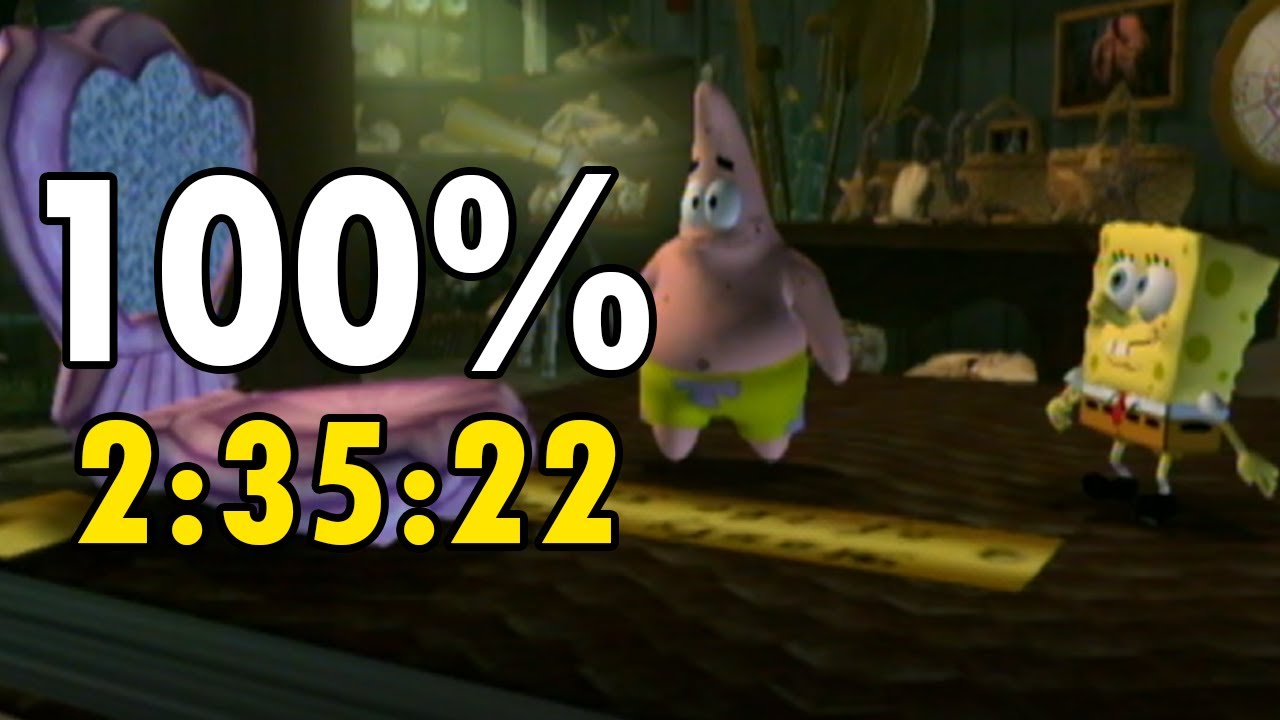 The SpongeBob SquarePants Movie 100% Speedrun - 2:35:22 - YouTube