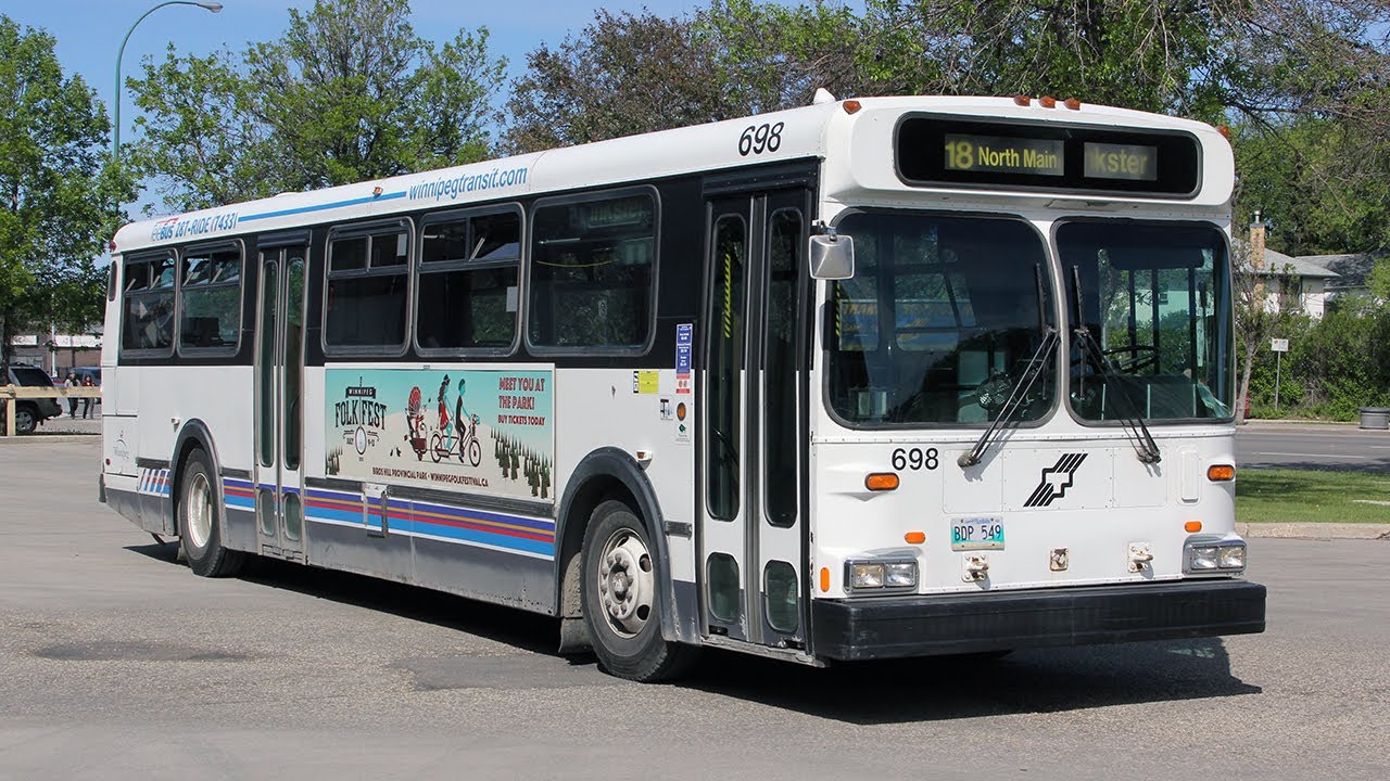 Winnipeg Transit 1994 New Flyer D40 - Bus History Association ...