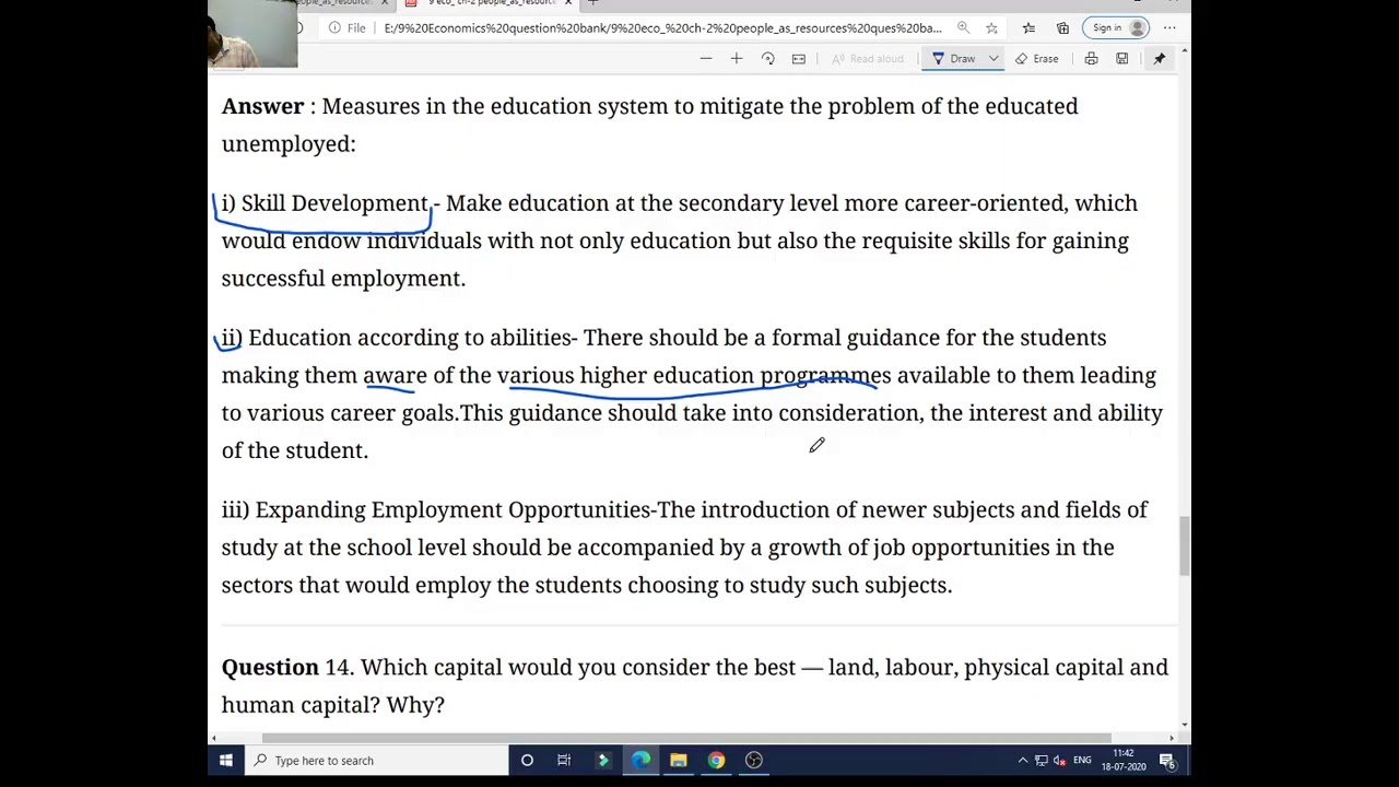 class 9 Eco lesson-2 - YouTube
