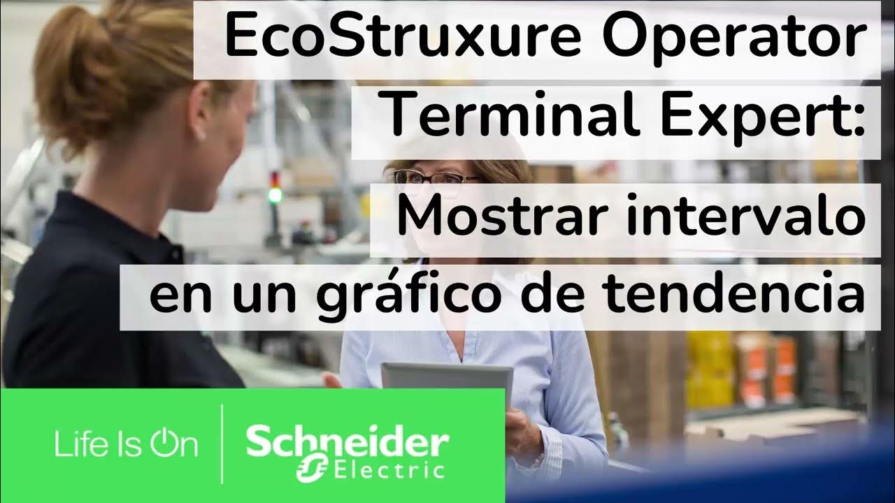 EcoStruxure Operator Terminal Expert: Mostrar intervalo en un gráfico de tendencia - YouTube