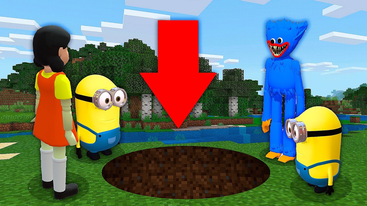 Who LIVE in the HOLE? What HAPPENED to the PENGUINS? - Minecraft Poppy ...