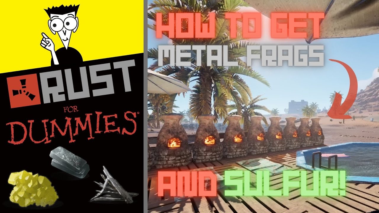 How to make a Furnace (Get Metal Frags and Sulfur) - Rust for Dummies ...