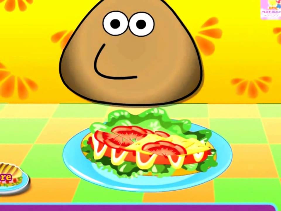 cooking games - pou cooking hotdog [fun kid games to play] - YouTube