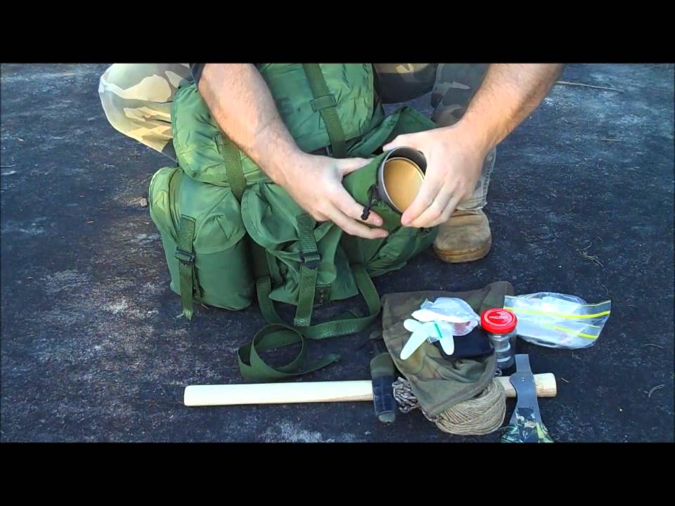 Overnight Bushcraft Kit - YouTube