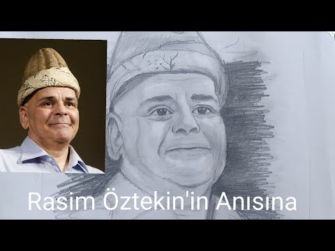 3 Dakikada Rasim Öztekin'in Anısına Çizim @RasimÖztekinTV #19