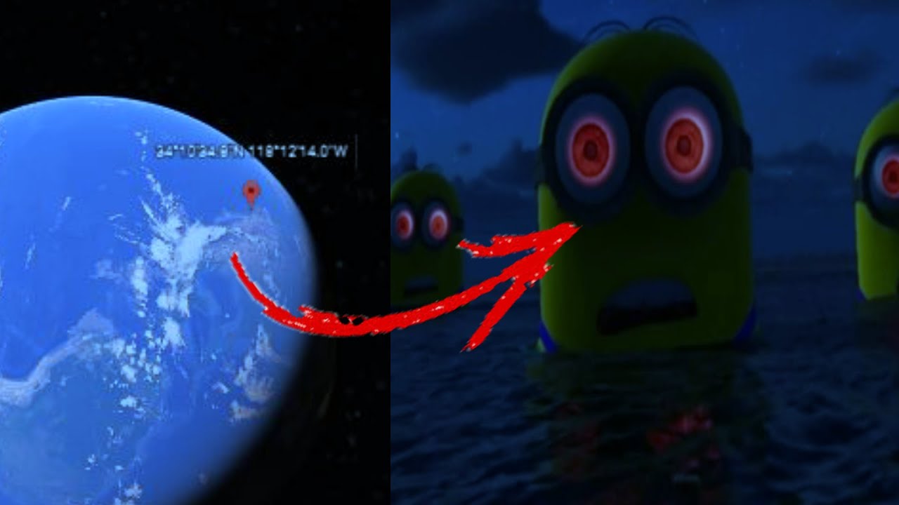 The Biggest Minions In The Sea on Google Earth - YouTube