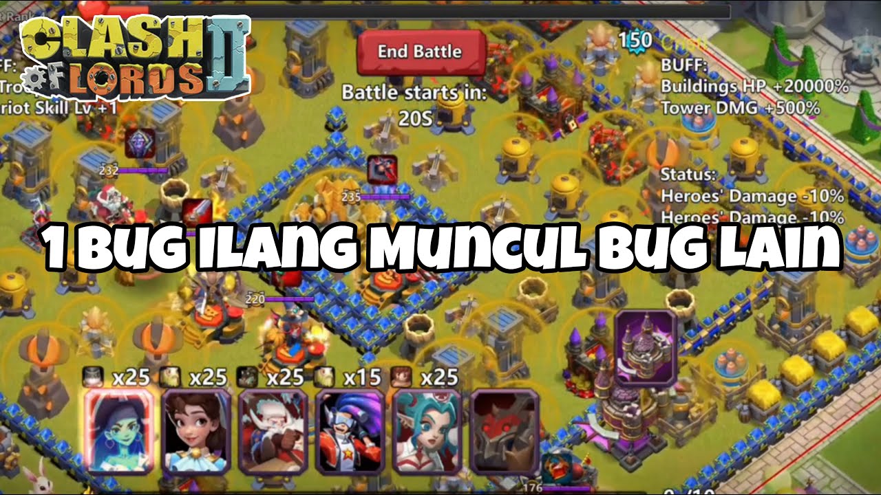 Ohh Jadi Ini Bug Guild Clash Nya... #clashoflords2 #col2creators - YouTube