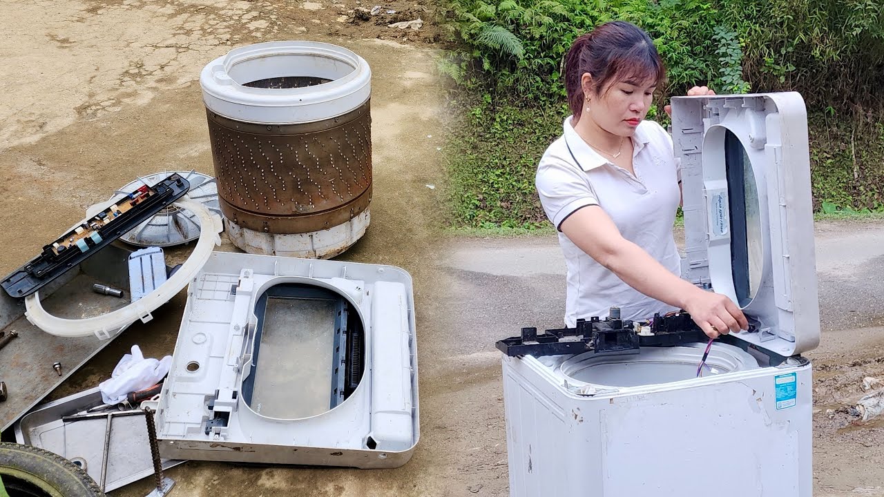 Genius girl, Maintain a washing machine that has not been used for a ...