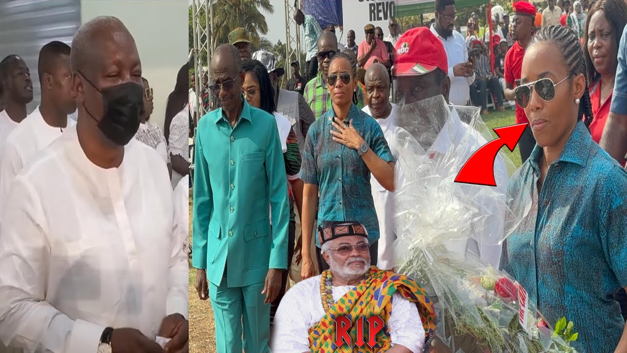 LIVE: J.J. Rawlings Daughter Wept,John Mahama & Nketiah St0rm ...