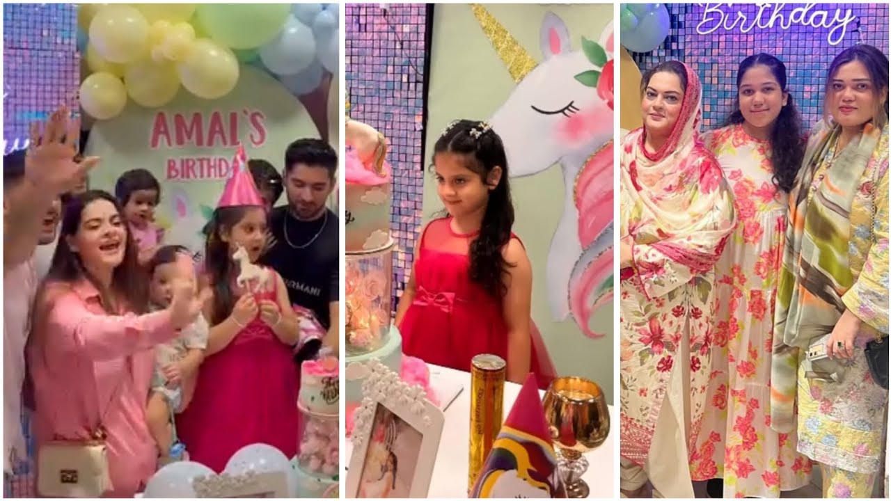 Amal Muneeb 5th Birthday Celebration Party All Friends And Family 2024 ...