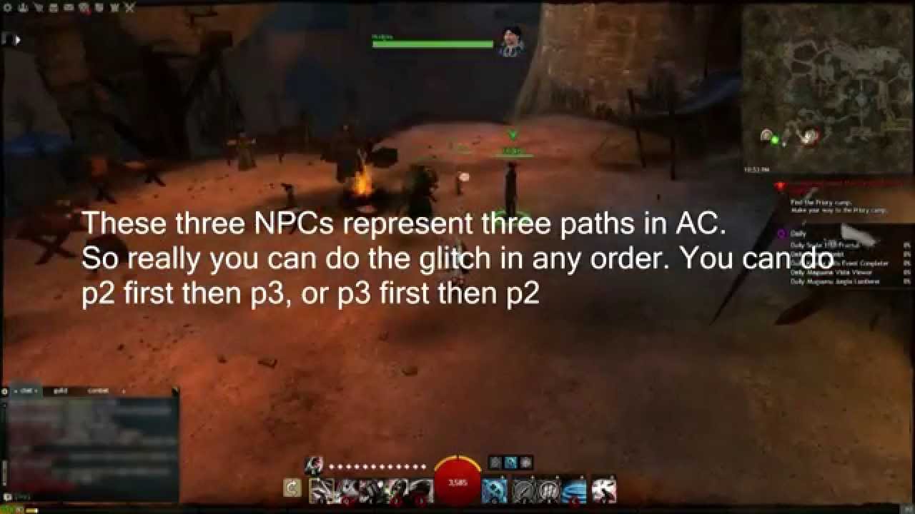 GW2 AC P2P3 merge guide (finish in one run) - YouTube