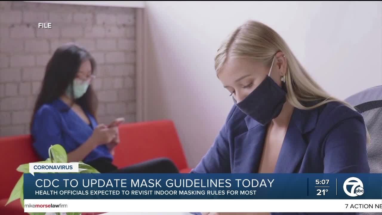 CDC to update mask guidelines for indoor masking - YouTube