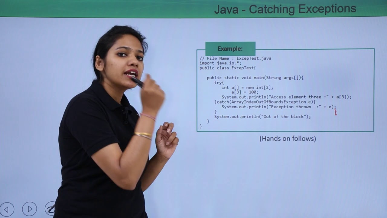 Java Catching Exceptions Youtube