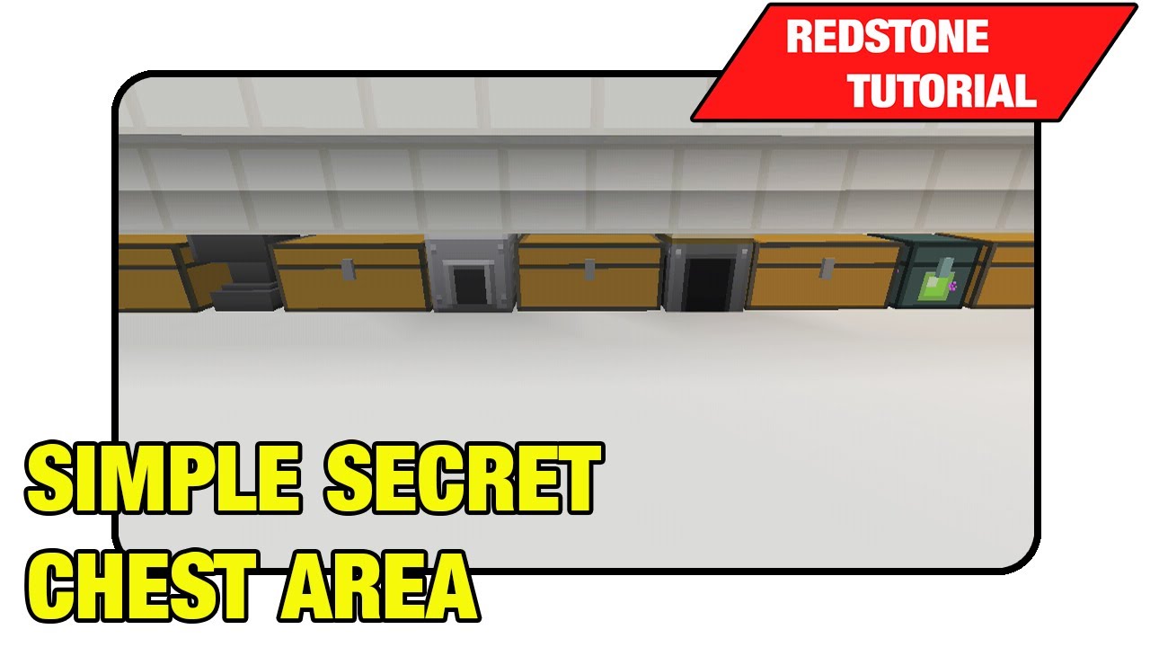 Simple Secret Chest Area "Tutorial" (Minecraft Xbox/Ps3 TU16) - YouTube