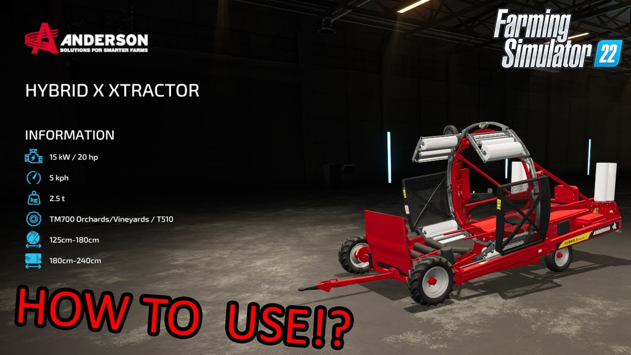 Anderson HYBRID X XTRACTOR (Farming Simulator 22) - YouTube