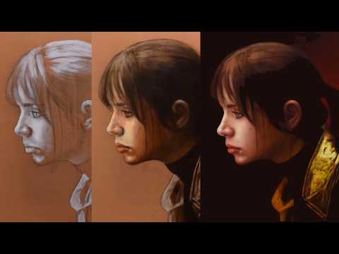 Classical Painting Technique - Grisaille and Glazing