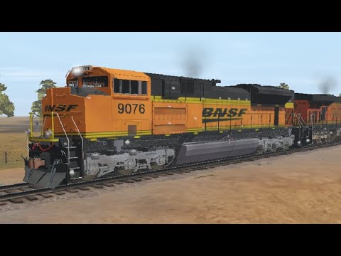 Trainz 3 BNSF #9076 pass by (SPORTBUTS version) - YouTube