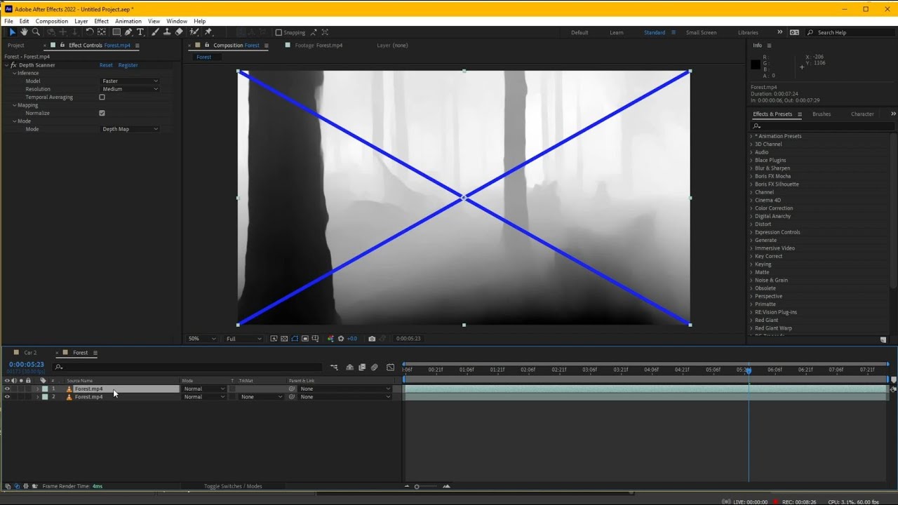 Giới thiệu plugin Depth scanner tạo chiều sâu depth map trong After ...