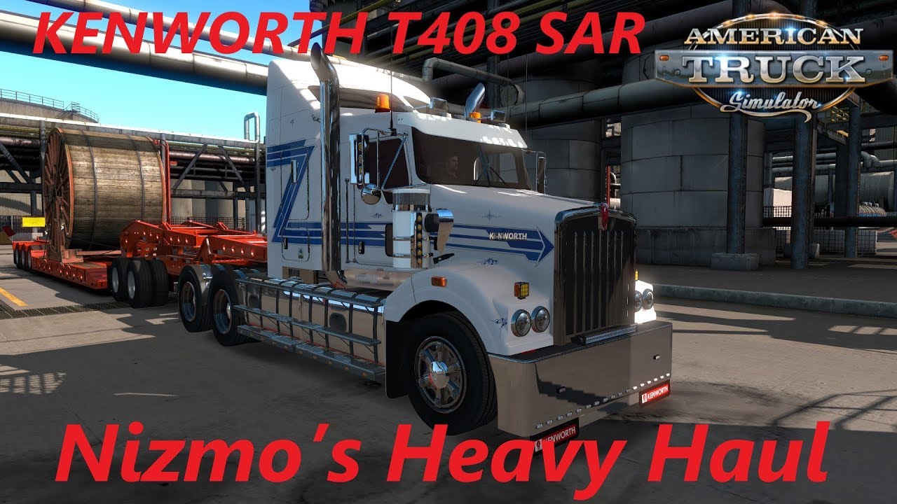 American Truck Simulator Kenworth T408 SAR - YouTube