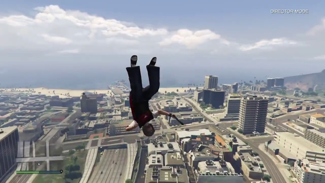 GTA 5 Epic Falling off buildings compilation #9 - YouTube