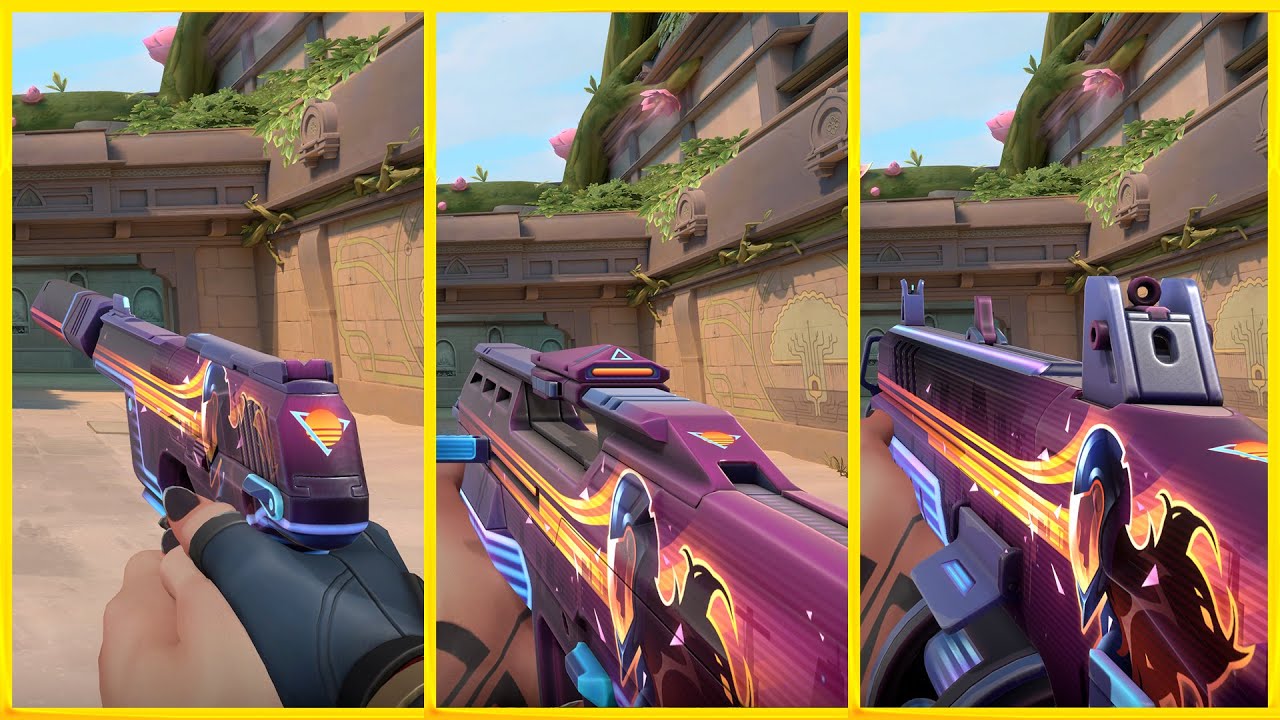 ALL NEW GRIDCRASH SKINS INGAME GAMEPLAY - VALORANT BATTLE PASS SKINS ...