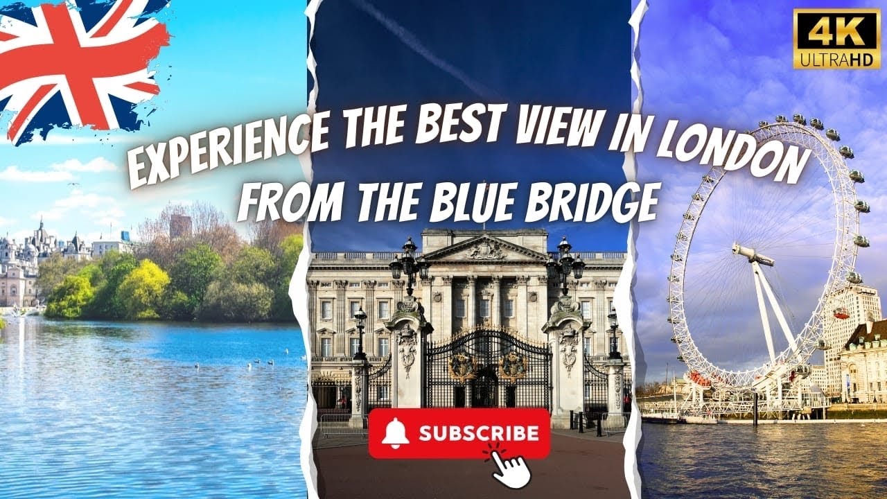 Experience the BEST View in London from the Blue Bridge - YouTube