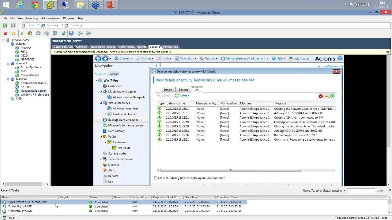 Webinář Acronis - Jak na pokročilé zálohování VMware vSphere - YouTube