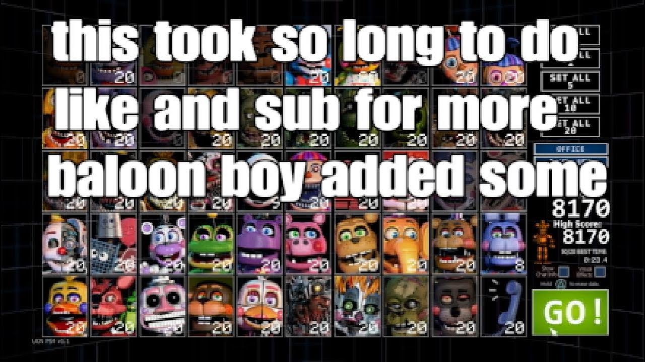 fnaf unc 8000 points easy to do - YouTube