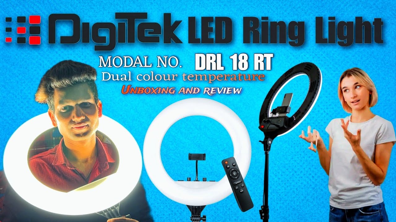 My New Ring Light || Review 😍 || Digitek Ring Light DRL 18RT🔥 || New ...