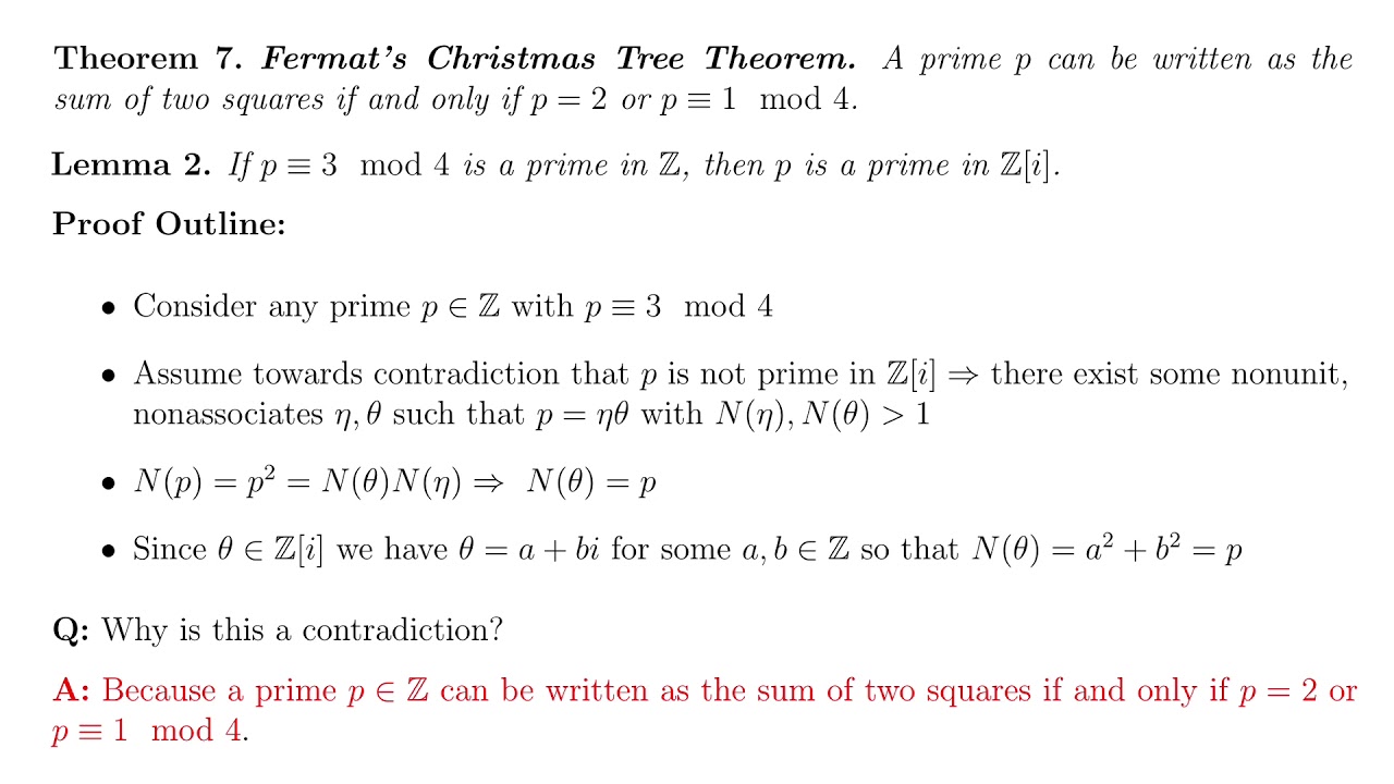 An Introduction to the Gaussian Integers - YouTube