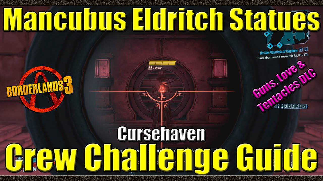 Borderlands 3 | Mancubus Eldritch Statues | Cursehaven | Crew Challenge ...